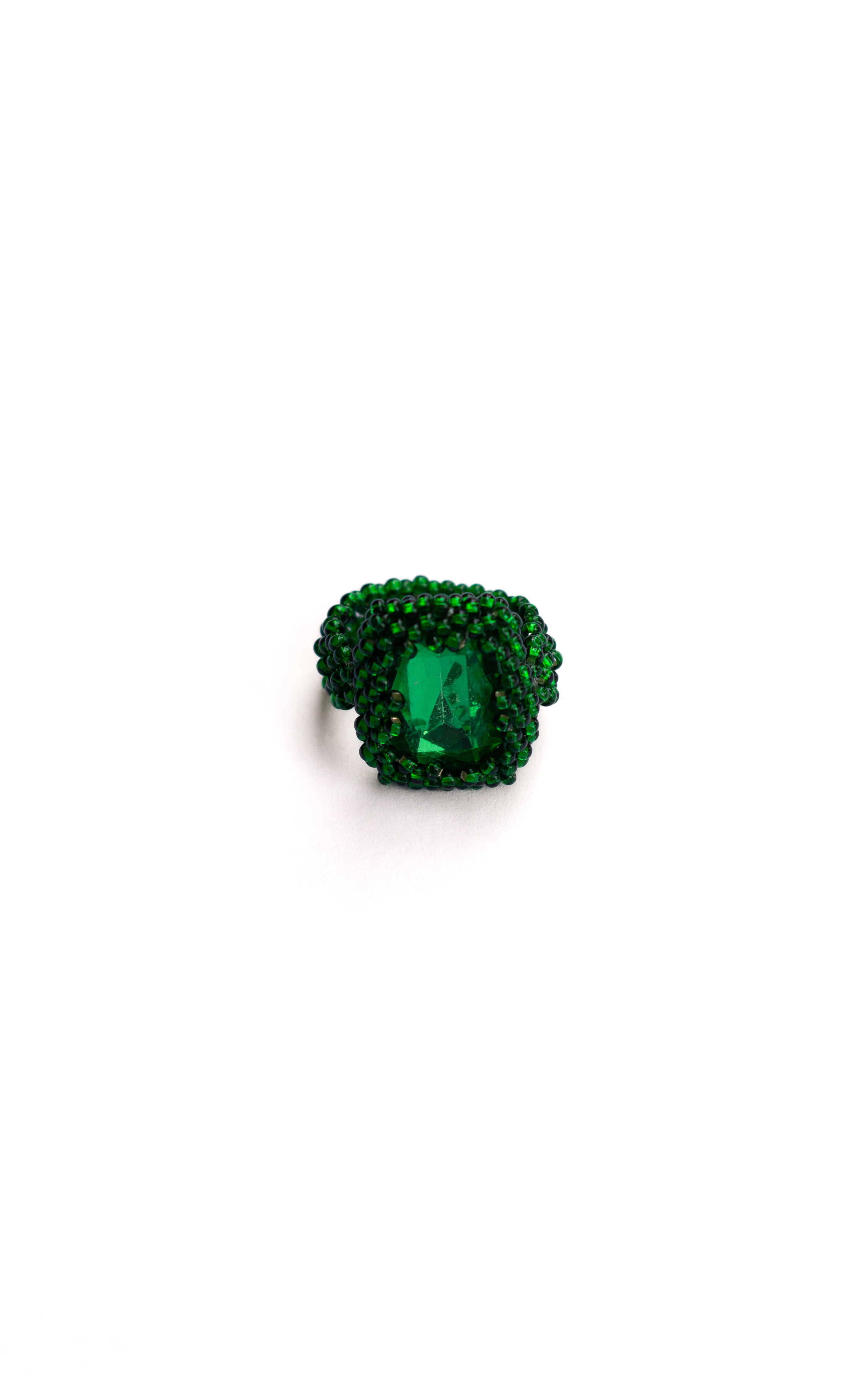 Anillo Verde Esmeralda – Cold Crafts